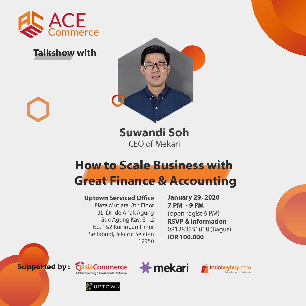 [Past Event] ACE Commerce: How To Scale Business With Great Finance ...
